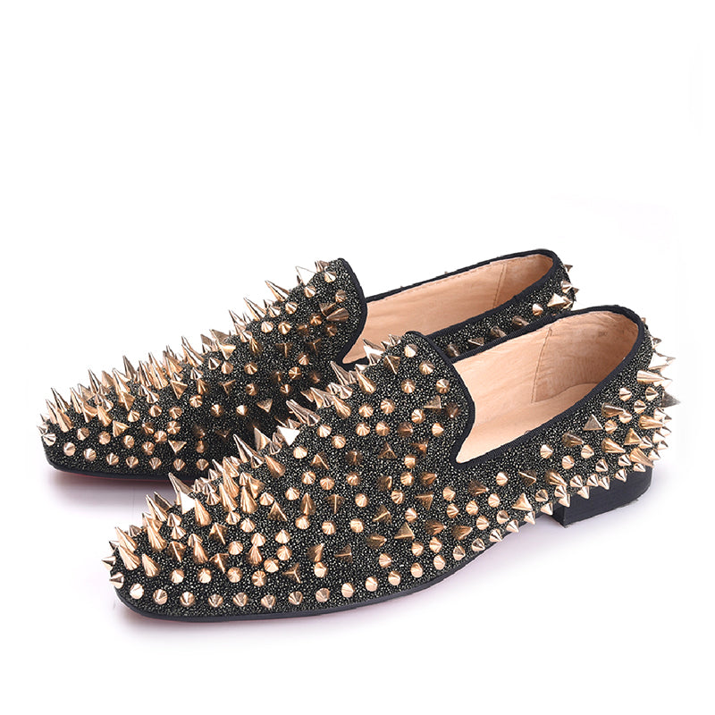 OneDrop Handmade Men Rivets Leather Wedding Dress Shoes Party Prom ...